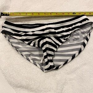 Charlie by MZ | Swim | Charlie By Mz Black And White Striped Logo ...